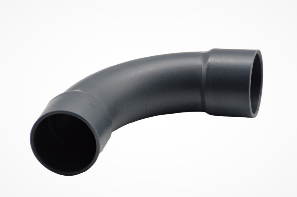 GWT Versandhandel - PVC Bogen 90 Grad aus Rohr | 90mm x 90mm