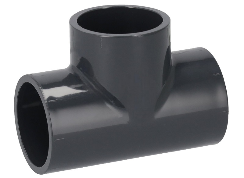 GWT Versandhandel - PVC T- Stück 90° 20mm | 3fach Klebemuffe