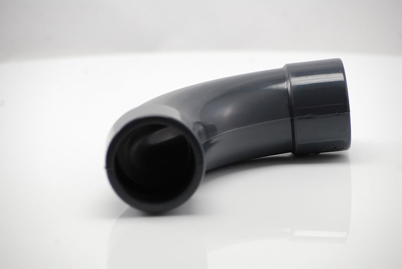 PVC Bow 90 Degree Injection Molded - 63mm x 63mm / Glue Socket x Glue ...